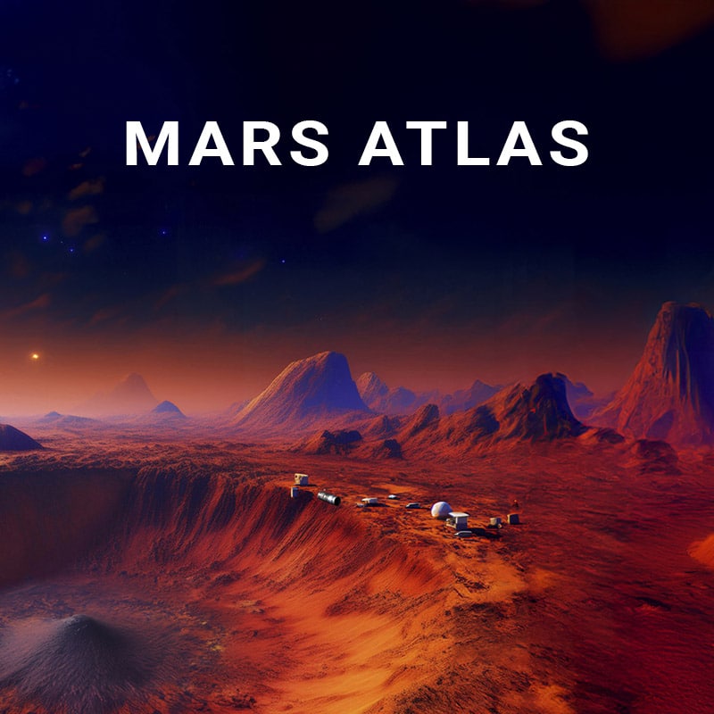 Mars Science-Fiction Maps | Imaginary Visions of the Red Planet